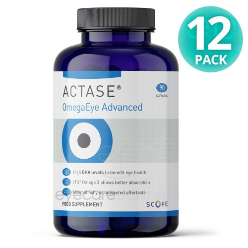 Actase OmegaEye Advanced Capsules from £27.45 per bottle Eyecare Partners