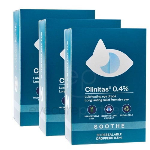 Clinitas Soothe Dry Eye Drops Eyecare Partners