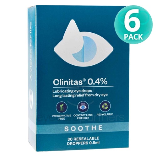 Clinitas Soothe Dry Eye Drops Eyecare Partners