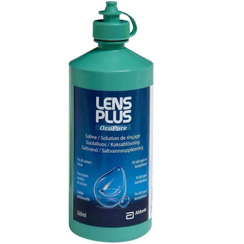 Buy Lens Plus Saline Solution for Contact Lenses from £4.00 per bottle ...