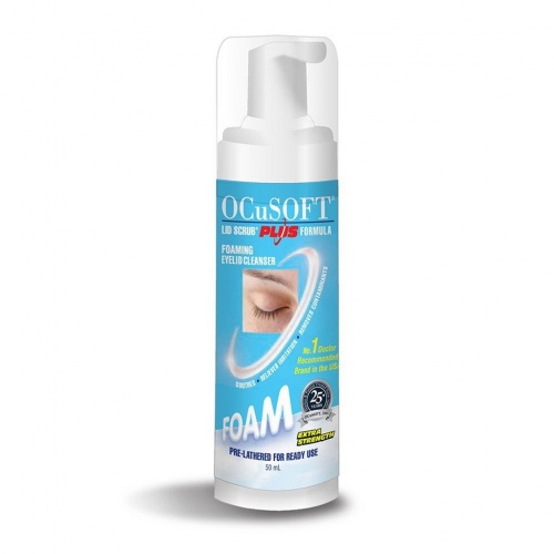 Ocusoft Plus Foam Eyelid Cleaner for Blepharitis Eyecare Partners
