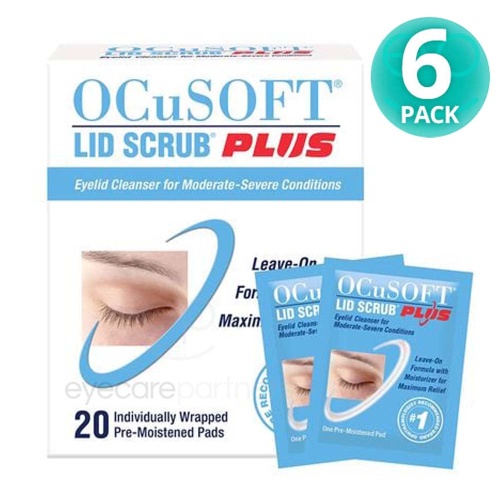 Ocusoft Plus Lid Wipes for severe Blepharitis Eyecare Partners