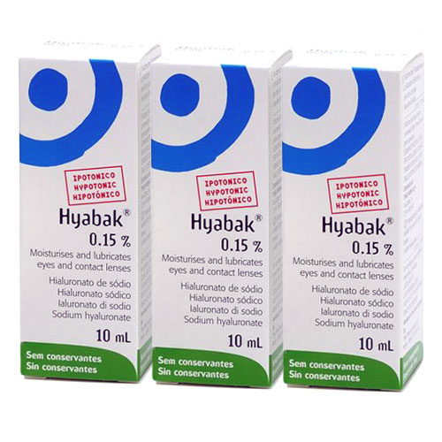 Buy Hyabak Eye dry eye drops from £9.75 p/bottle Eyecare Partners
